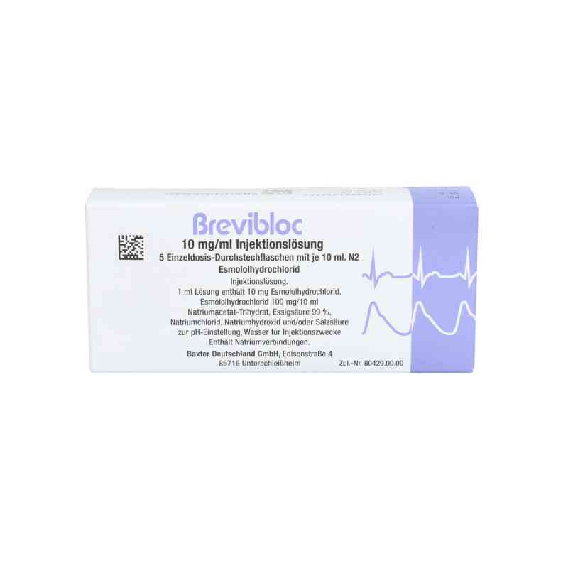 Brevibloc 10 mg/ml Injektionslösung Durchstechflasche 5X10 ml