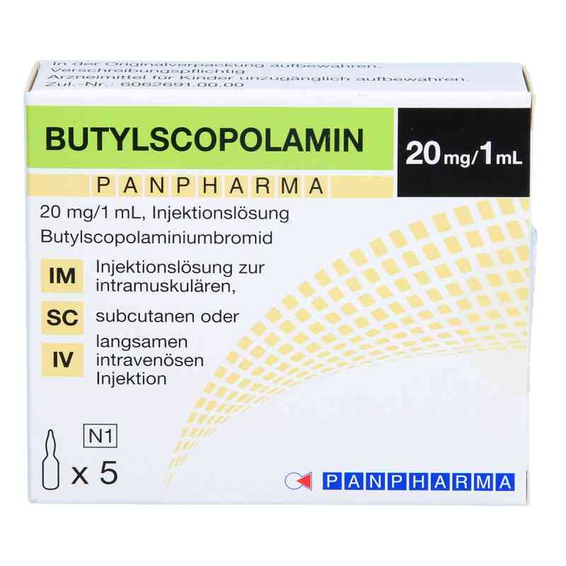Butylscopolamin Panpharma 20 mg/1 ml iniecto -lsg. 5X1 ml