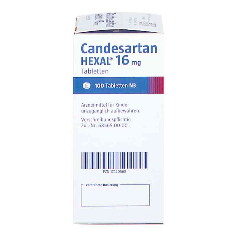 Candesartan Hexal 16 Mg Tabletten Dose 100 stk