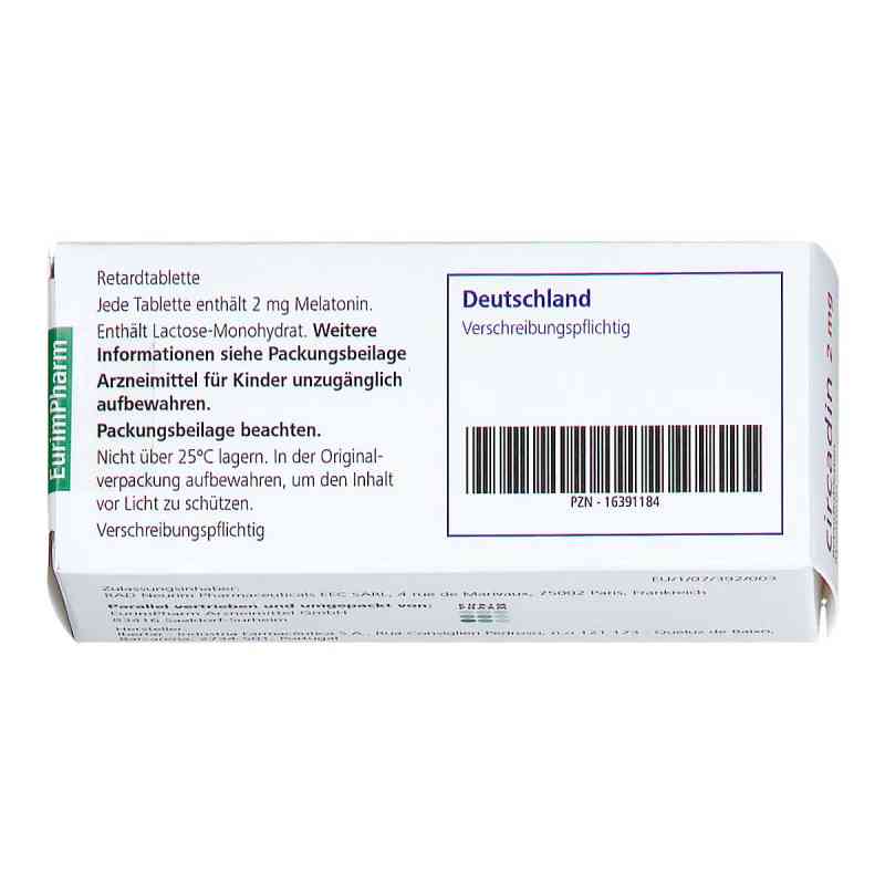 Circadin 2 mg Retardtabletten 30 stk online kaufen