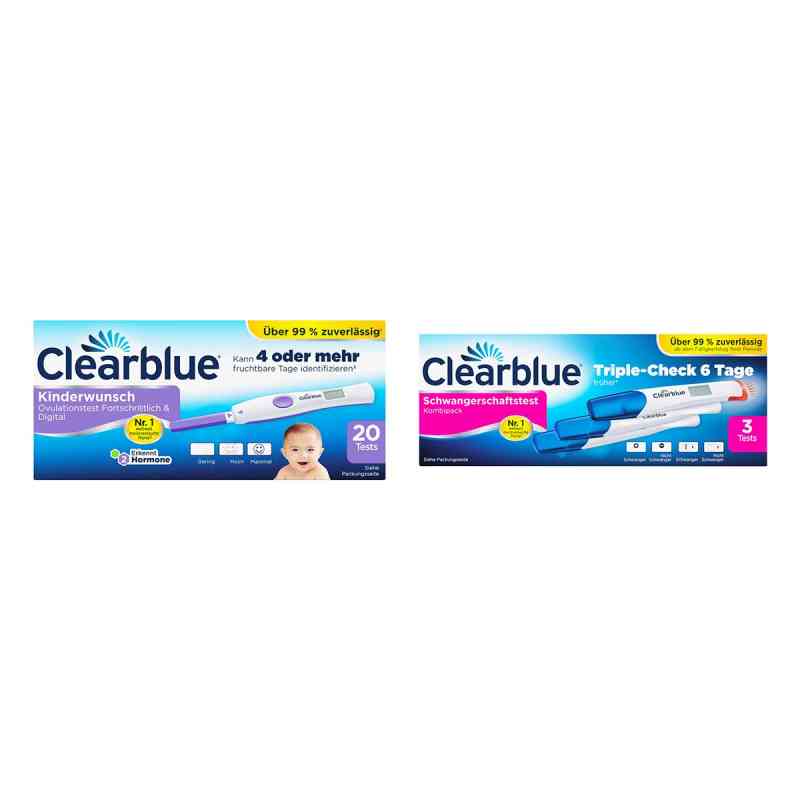 Clearblue Ovulationstest fortschrittlich & digital 20 stk + Triplecheck ...