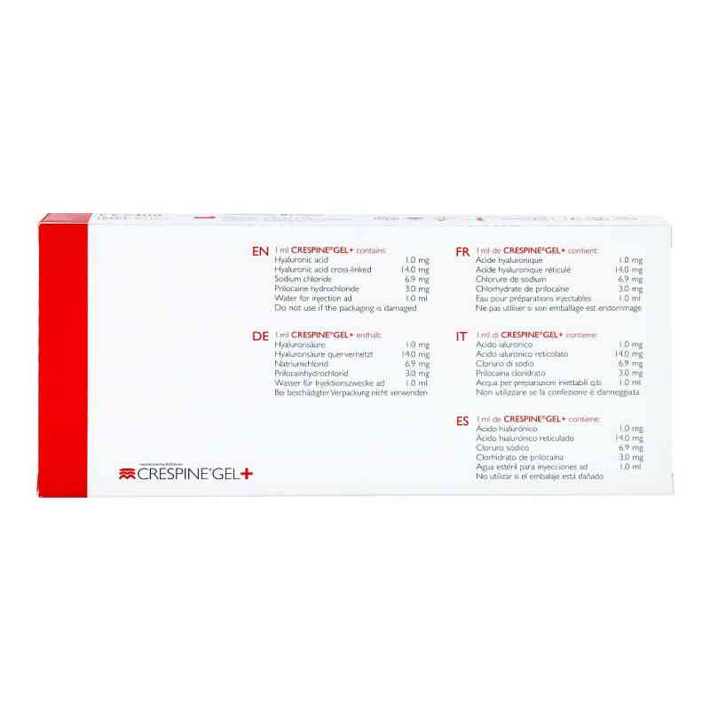 Crespine Gel+ mit Prilocain Hyaluronsäure Implantat 2 ml