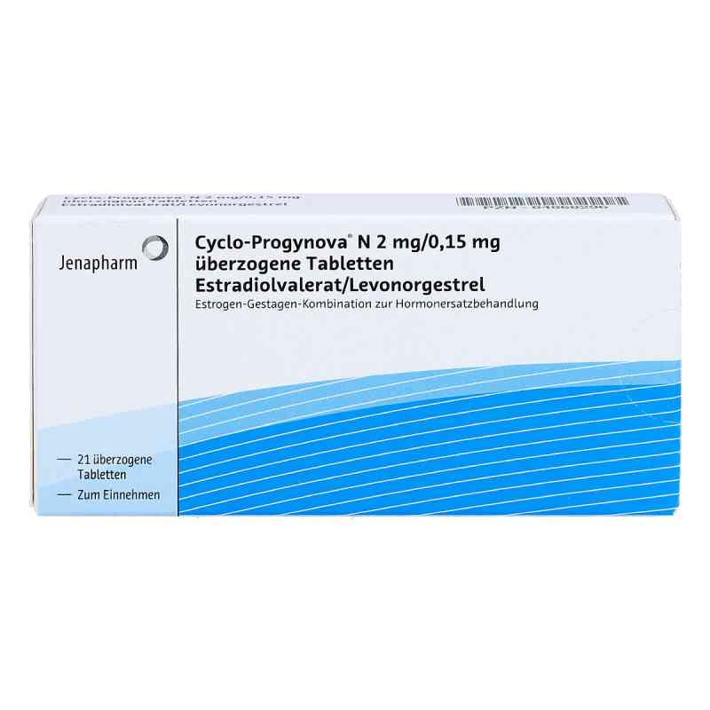 Cyclo Progynova N 2 mg/0,15 mg überzogene Tab. 21 stk