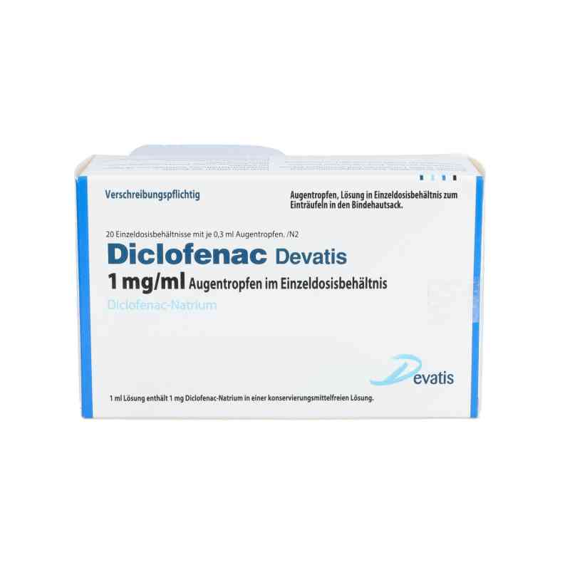 Diclofenac Devatis 1 mg/ml Augentropfen Einzeldos. 20X0.3 ml