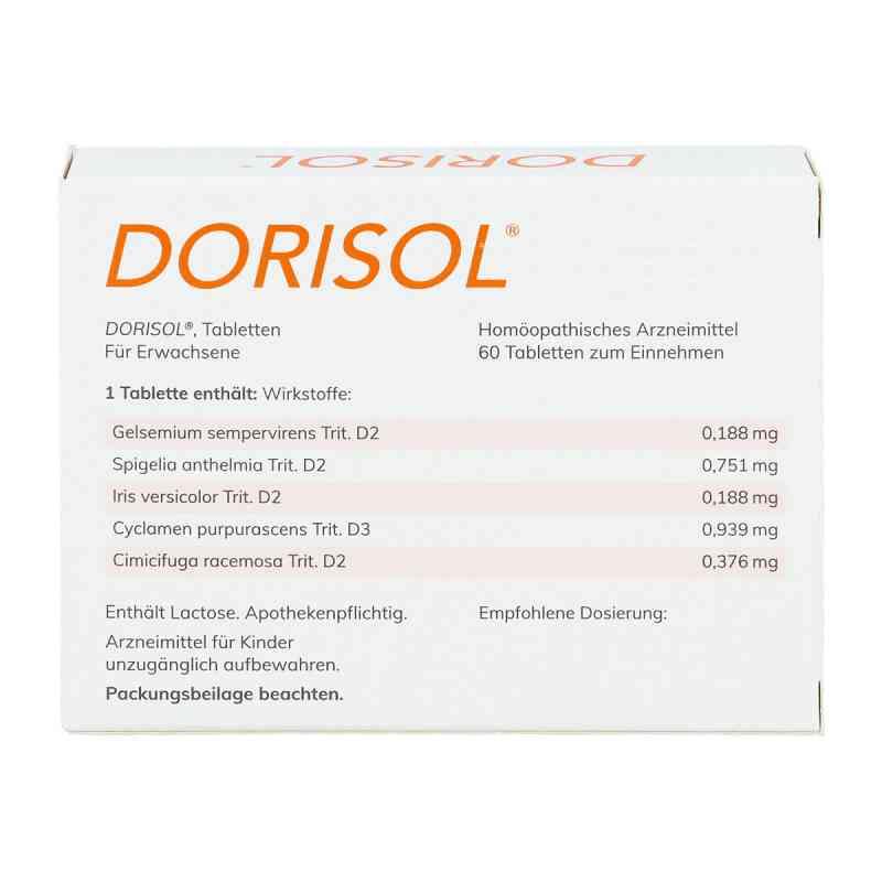 Dorisol Tabletten 60 stk online kaufen günstig bei apo.com