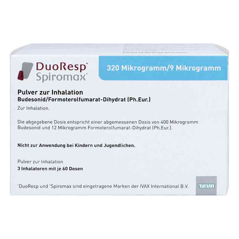 Duoresp Spiromax 320[my]g/9 [my]g/dosis 3x60ed Inh 3 stk