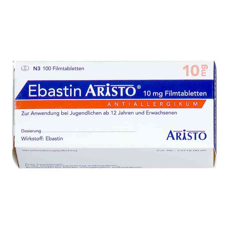 Ebastin Aristo 10mg 100 stk online kaufen günstig bei apo.com