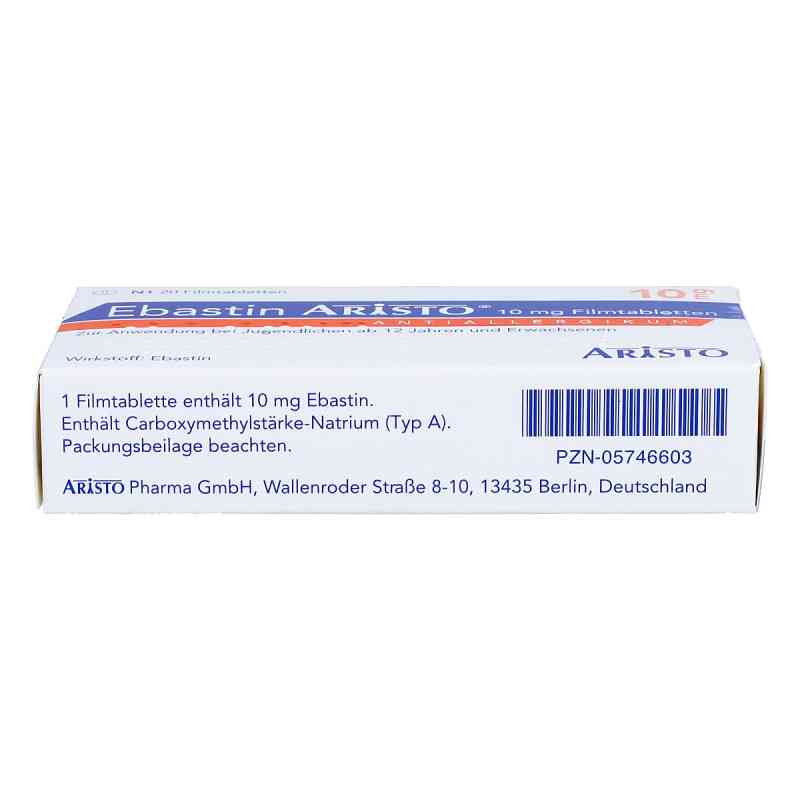 Ebastin Aristo 10mg 20 stk online kaufen günstig bei apo.com