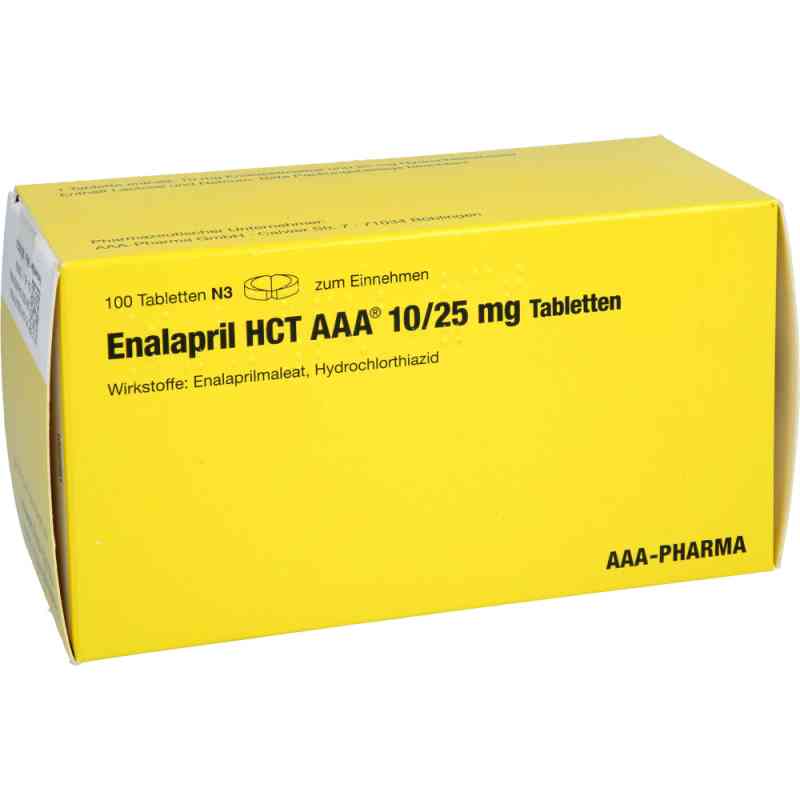 Enalapril Hct Aaa-pharma 10/25 mg Tabletten 100 stk