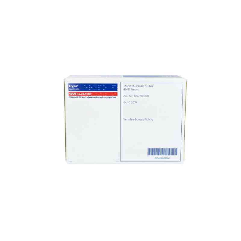 Erypo Fs 4.000 I.e./0,4 ml Fertigspritzen 6X0.4 ml