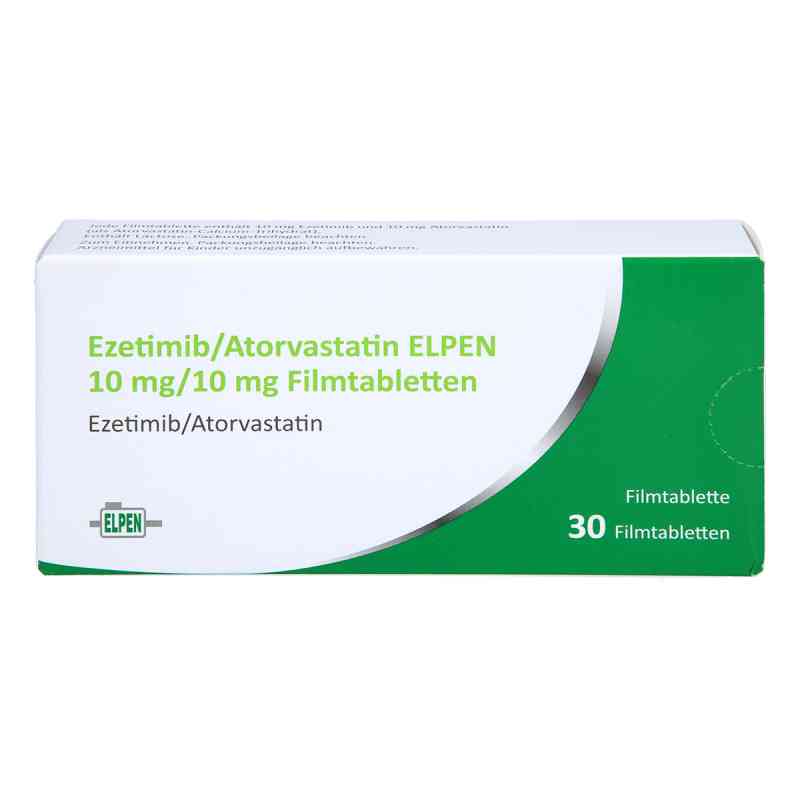 Ezetimib/atorvastatin Elpen 10 Mg/10 Mg Filmtabletten 30 stk