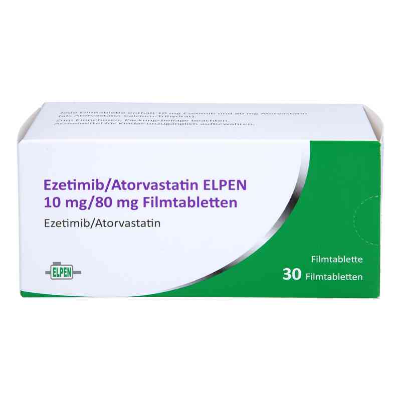 Ezetimib/atorvastatin Elpen 10 Mg/80 Mg Filmtabletten 30 stk