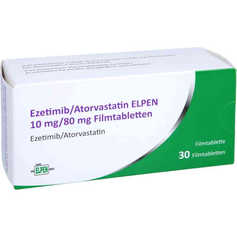 Ezetimib/atorvastatin Elpen 10 Mg/80 Mg Filmtabletten 30 stk