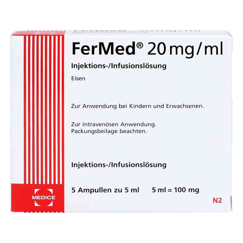 Fermed 20 mg/ml Injektionslösung 100 mg Ampullen 5X5 ml