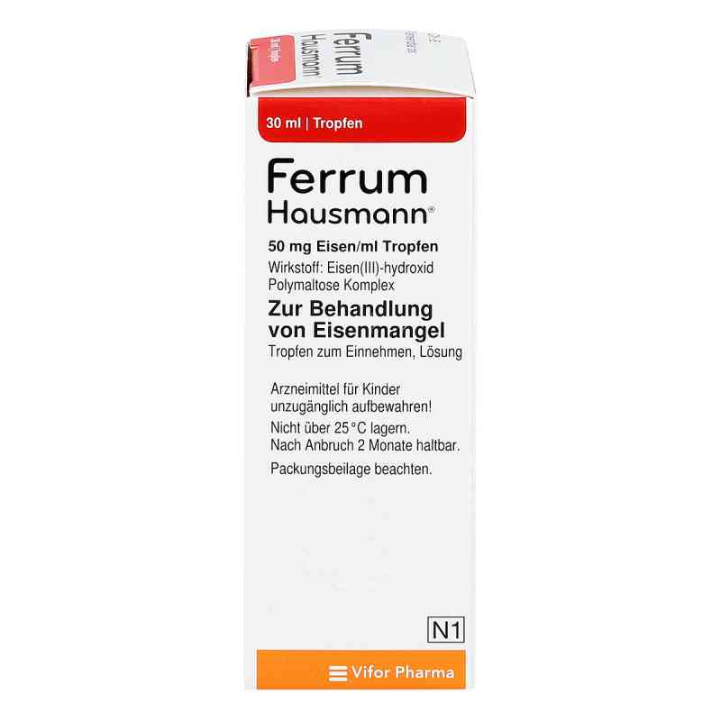 Ferrum Hausmann 50mg Eisen/ml Lösung 30 ml online kaufen