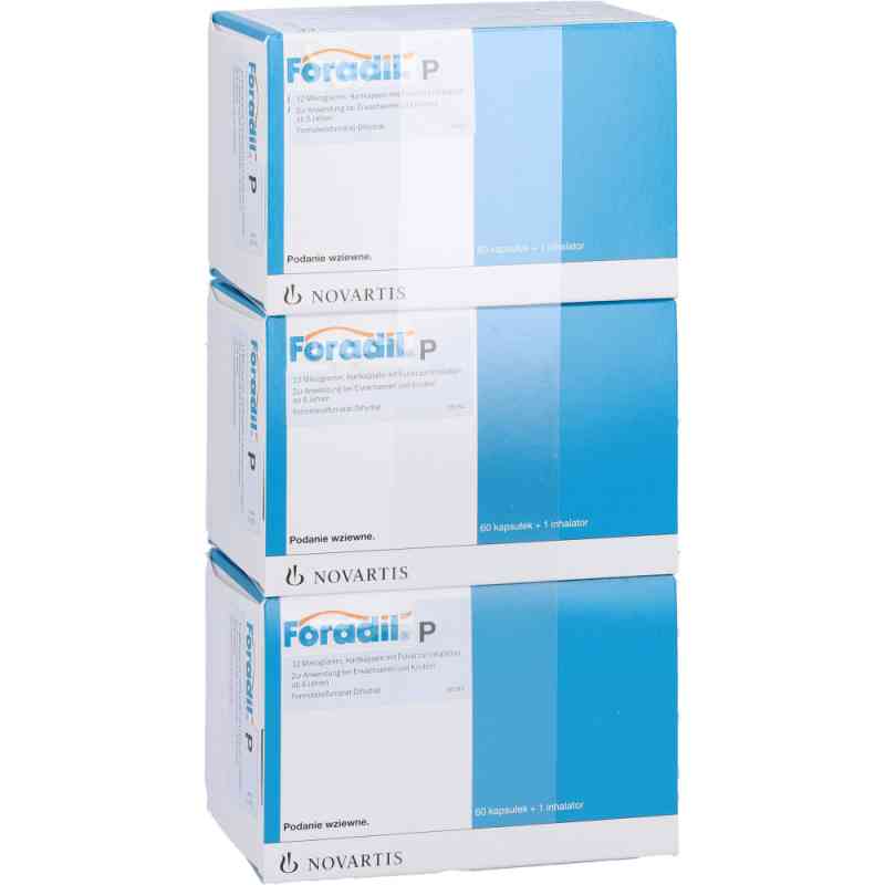 Foradil P + 3 Inhalatoren hartkapsel mit plv.z.inhal. 180 stk