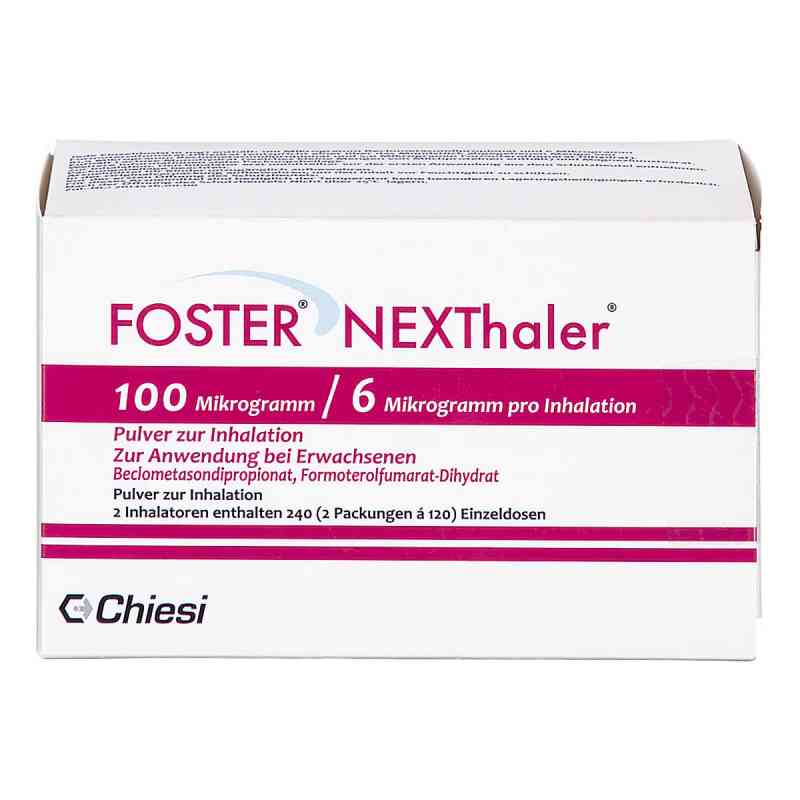 Foster Nexthaler 100/6 Μg 120 Ed Inhalationspulver 2 stk