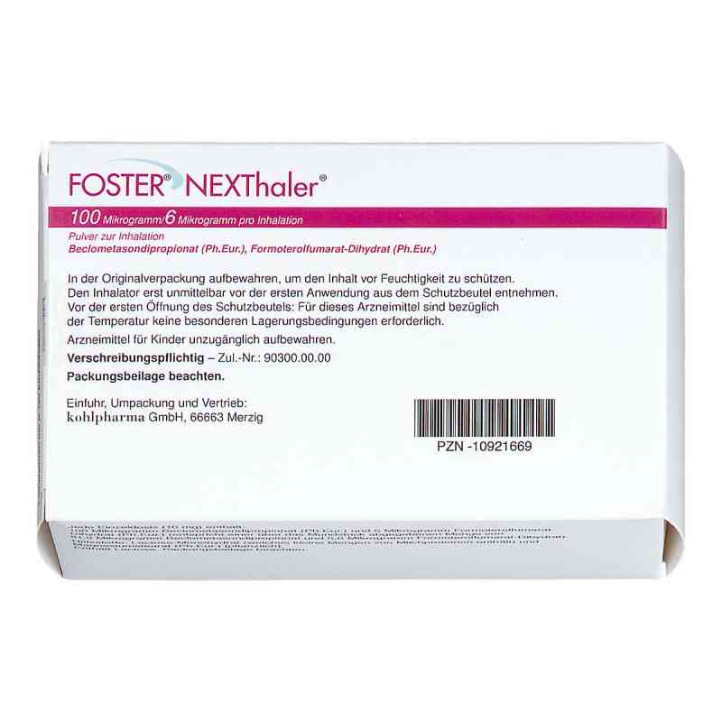 Foster Nexthaler 100/6 [my]g 120 Ed Inhalationspul 2 stk