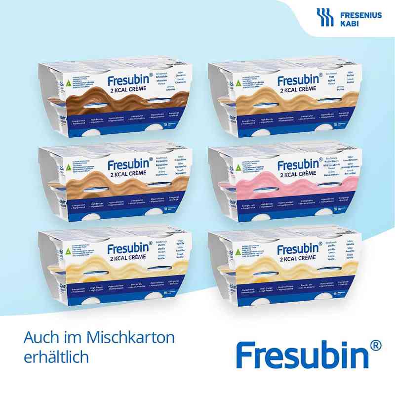 Fresubin 2 kcal Creme Vanille | Pudding & Aufbaunahrung 24X125 g