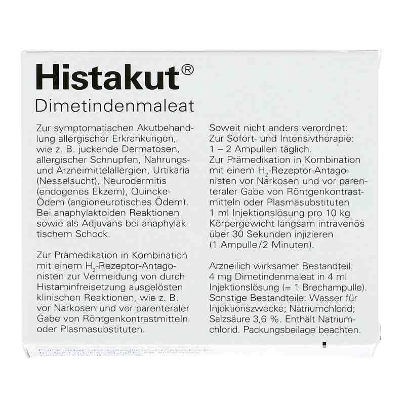Histakut Dimetindenmaleat 1 mg/ml iniecto -lösung 5 stk