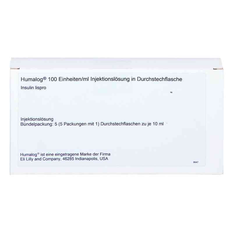 Humalog 100 Einheiten/ml 5X10 ml online kaufen