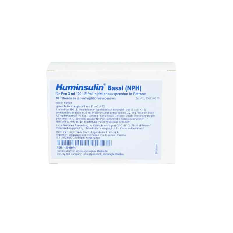 Huminsulin Basal (NPH) Pen Patrone 3ml 10X3 ml