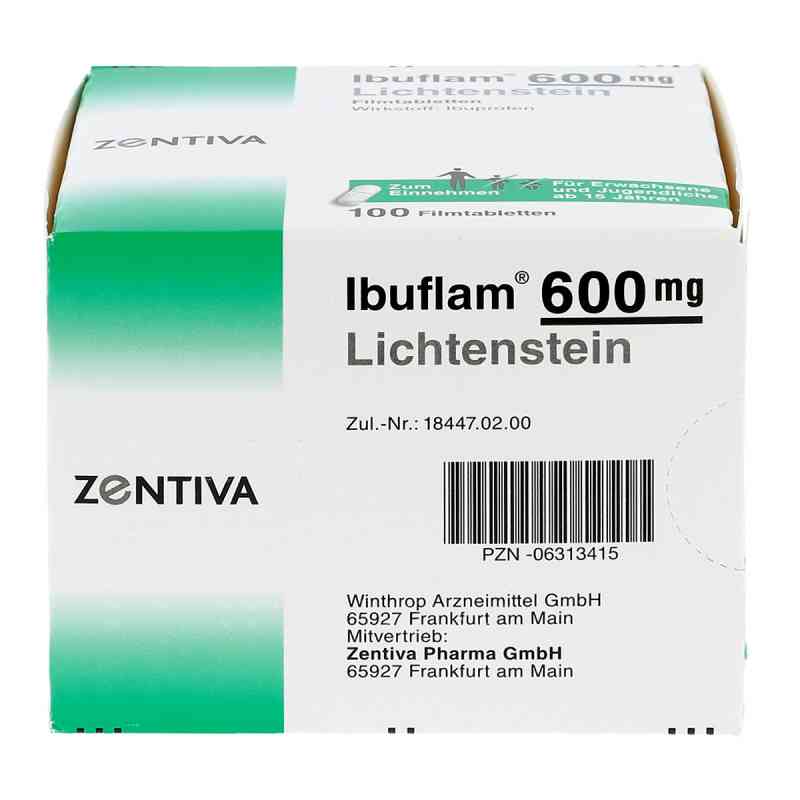Ibuflam 600mg Lichtenstein 100 stk online kaufen