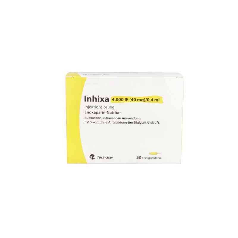 Inhixa 4.000 I.e. 40 mg/0,4 ml iniecto lsg.i.e.f.-spr. 50 stk