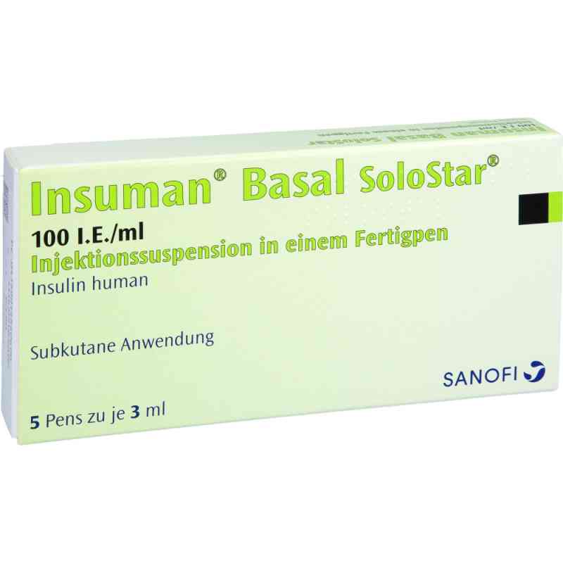 Insuman Basal 100 I.e./ml Solostar Fertigpen 5X3 ml