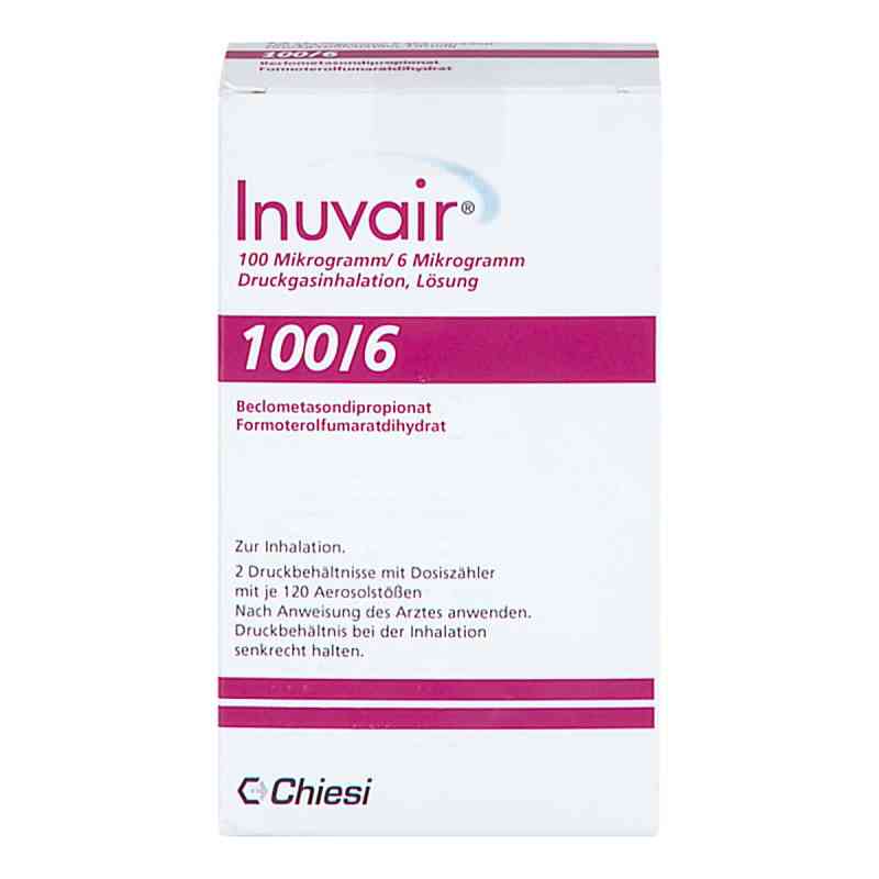 Inuvair 100/6 Μg 120 Hub Druckgasinhalat 2 stk