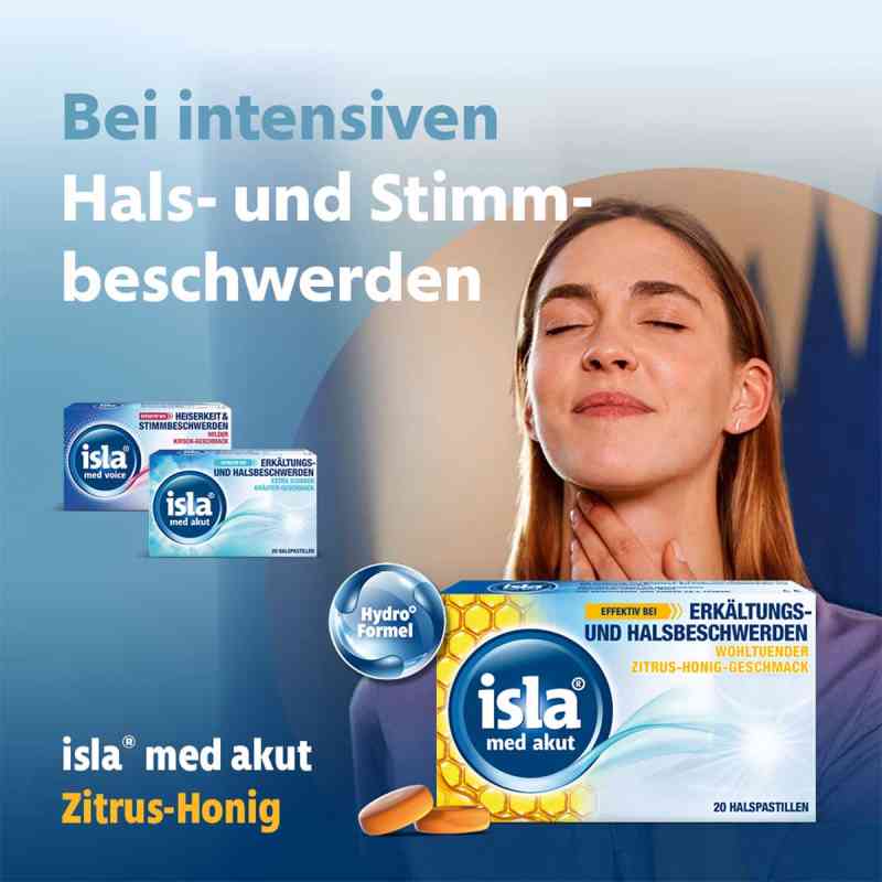 isla med akut Zitrus-Honig bei Halsschmerzen und Erkältung 50 stk