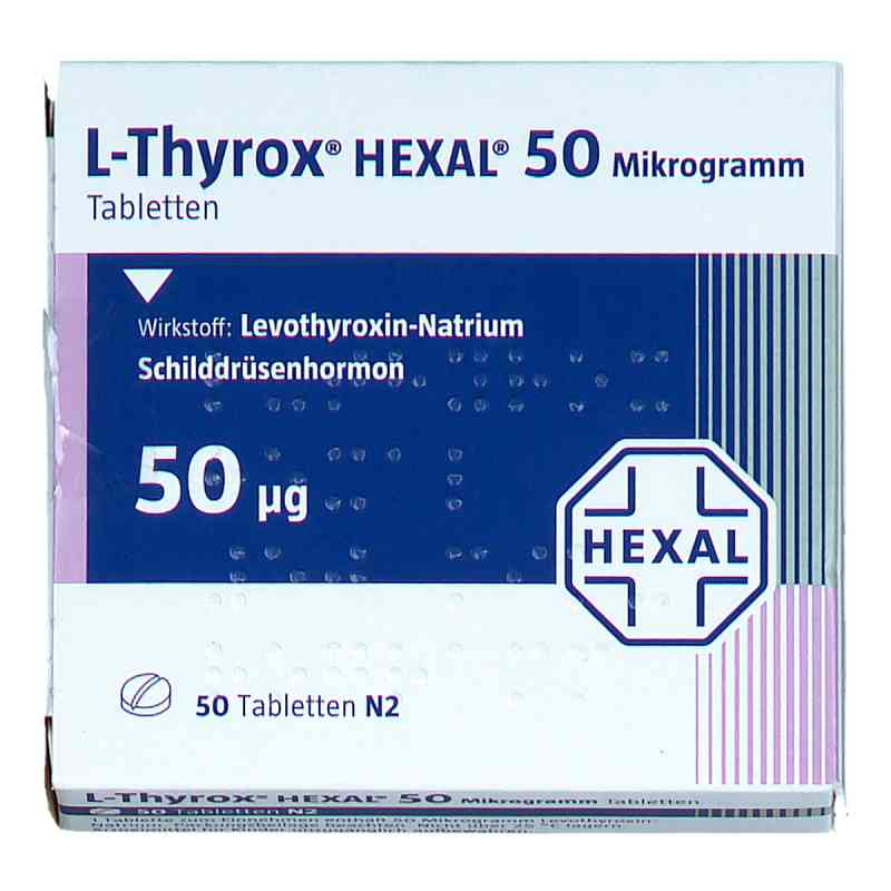 L-Thyrox HEXAL 50μg 50 stk günstig bei apo.com
