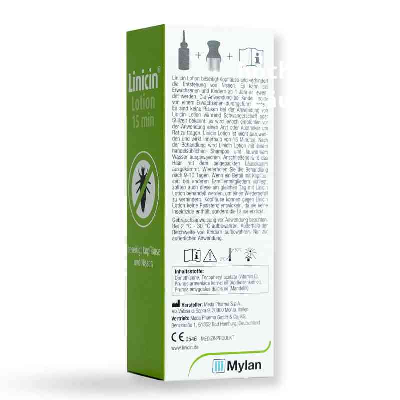 Linicin Lotion-Mittel zur Behandlung von Kopfläusen 100 ml