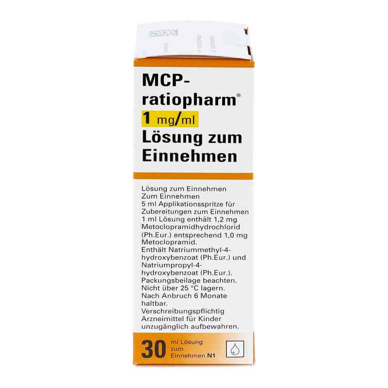 Mcp ratiopharm 1 mg/ml Lösung zum Einnehmen 30 ml
