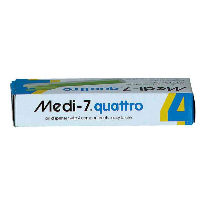Medi 7 quattro Medikamentendosierer 4-fächer grün 1 stk
