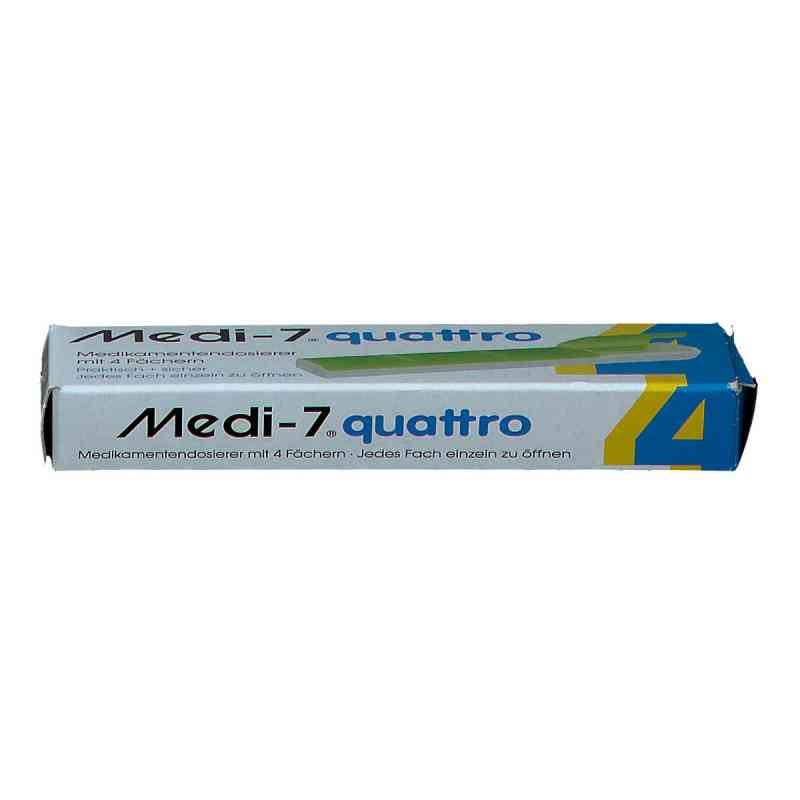 Medi 7 quattro Medikamentendosierer 4-fächer grün 1 stk