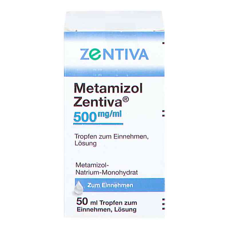Metamizol Zentiva 500 Mg/ml Tropf.z.einnehmen Lösung 50 ml