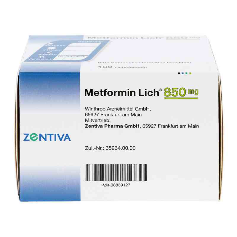 Metformin Lich 850mg 180 stk online kaufen günstig bei apo.com
