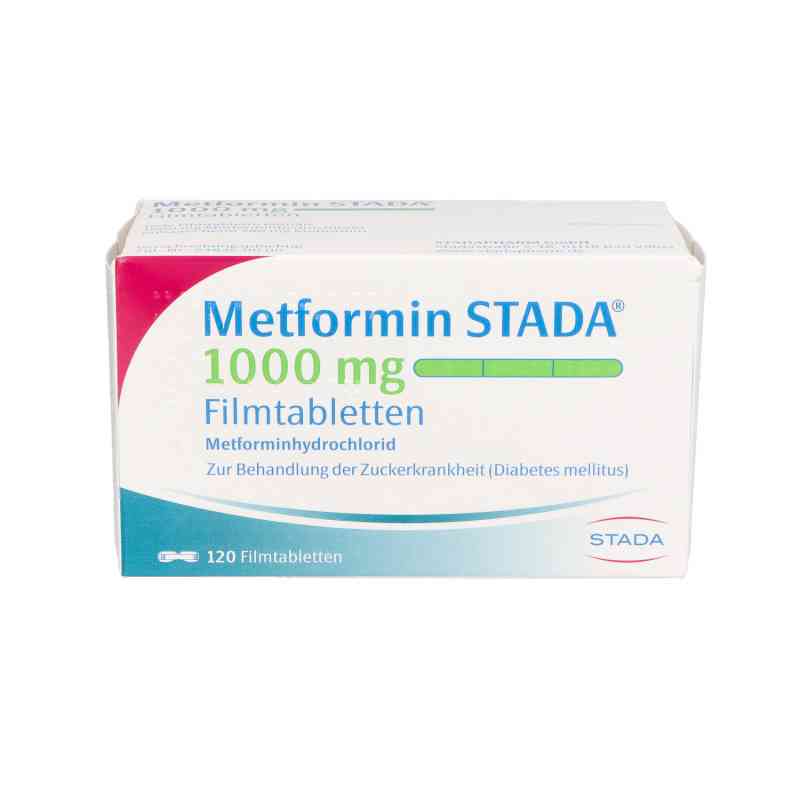 Metformin Stada 1.000 mg Filmtabletten 120 stk