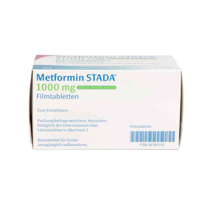 Metformin Stada 1.000 mg Filmtabletten 120 stk