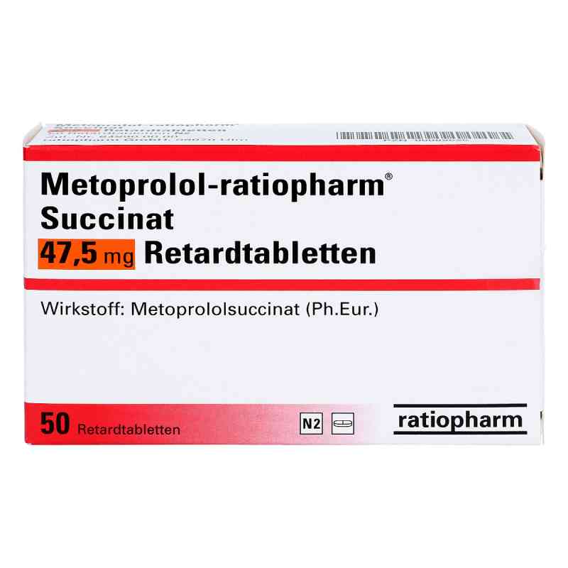 Metoprolol-ratiopharm Succinat 47,5mg 50 stk online kaufen