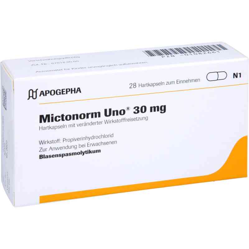 Mictonorm Uno 30 mg Hartk.m.veränd.wirkst.-frs. 28 stk