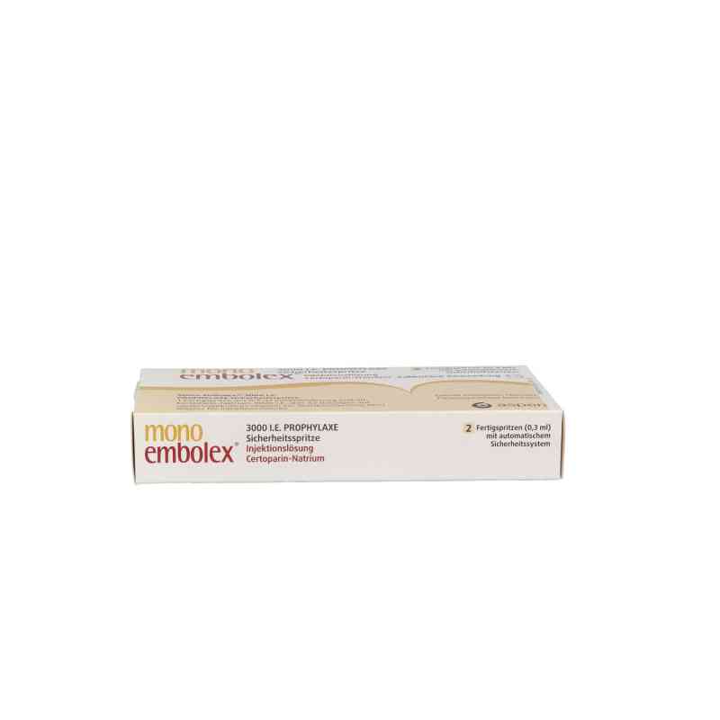 Mono Embolex 3.000 I.e.prophyl.sicherh.spr. 2 stk