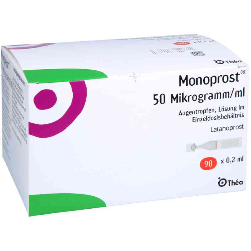 Monoprost 50 Mikrogramm/ml Augentropfen in Einzeldosen 90X0.2 ml