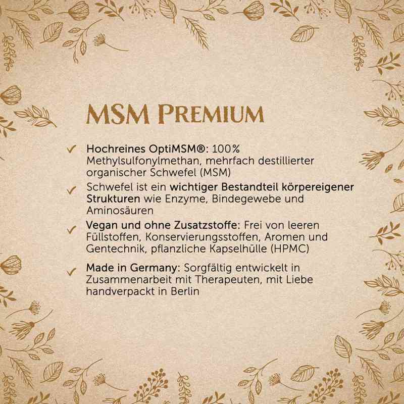 Msm Premium Optimsm Organisch.schwefel Kapseln erdling 120 stk