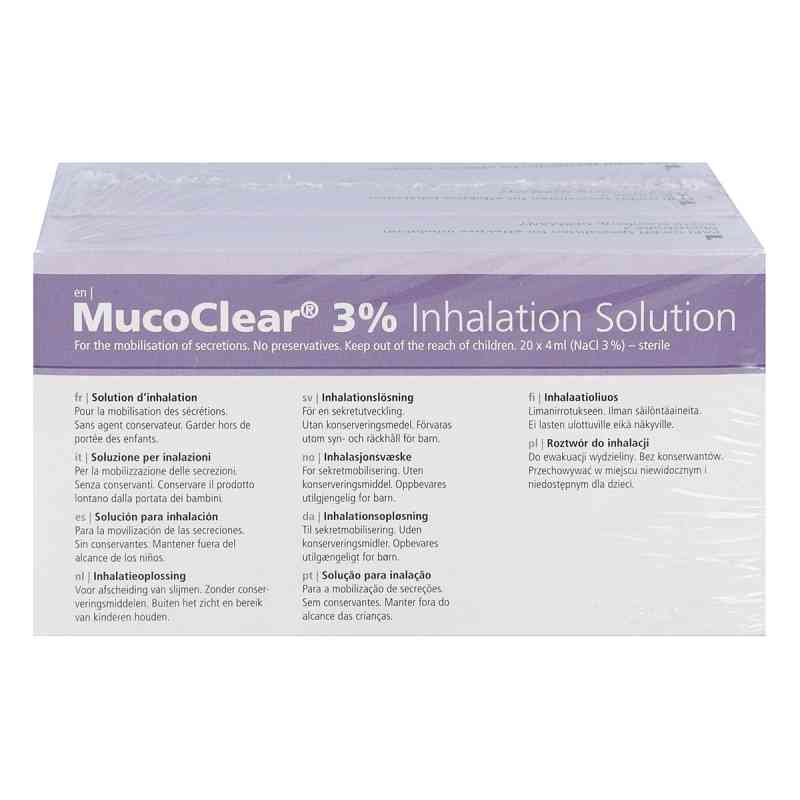 Mucoclear 3% Nacl Inhalationslösung 60X4 ml online kaufen