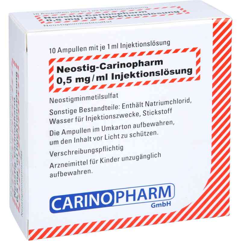 Neostig Carinopharm 0,5 mg/ml Injektionslösung 10 stk