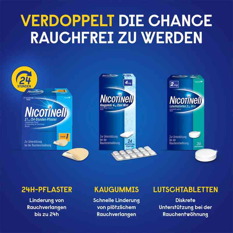 Nicotinell 21mg/24-Stunden-Nikotinpflaster, Stark (1) 7 stk