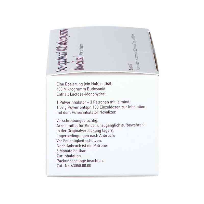 Novopulmon 400 [my]g Novolizer Inhal.+patr.3x100 E 3X100 stk