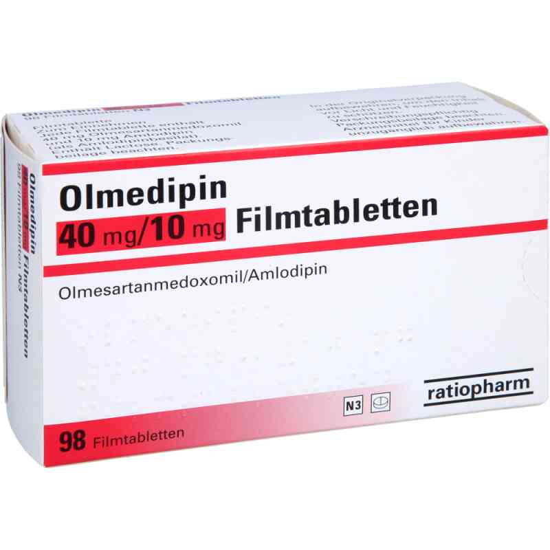 Olmedipin 40 mg/10 mg Filmtabletten 98 stk online kaufen